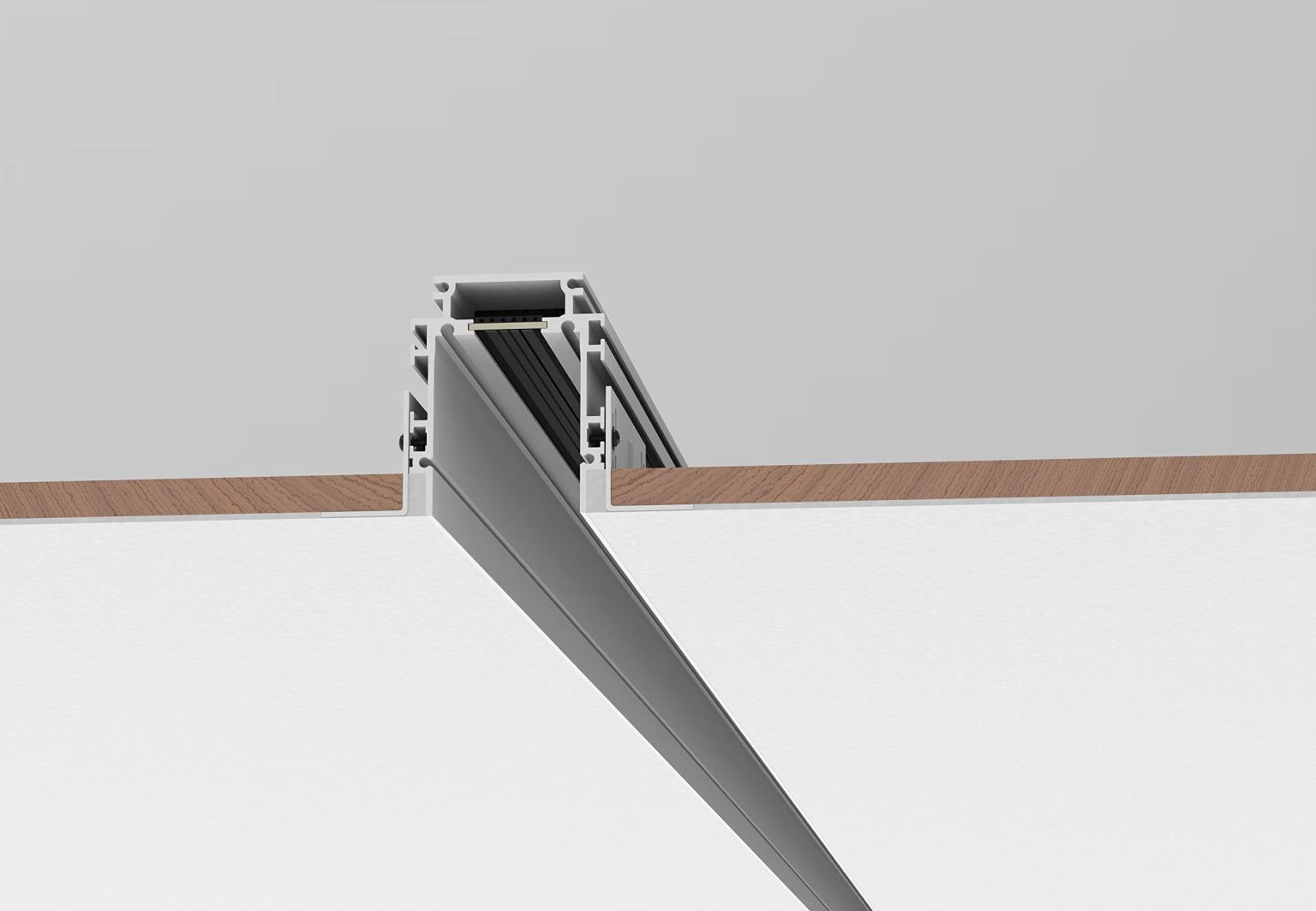 RIEL BLANCO MAGNETICO EMPOTRAR 3 METROS – Innovaled